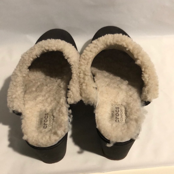 CROCS | Shoes | Crocs Sheepskin Clogs Brand New No Box | Poshmark